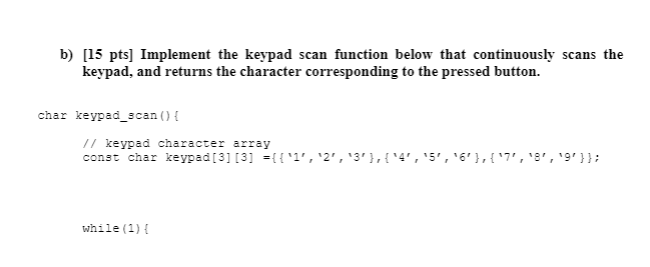 In this question, you are going to use the DDR, PORT, | Chegg.com
