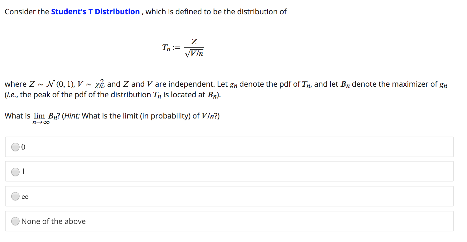 A Special Case of Cochran's Theorem | 3 points | Chegg.com A Special Case of Cochran's Theorem | 3 points | Chegg.com
