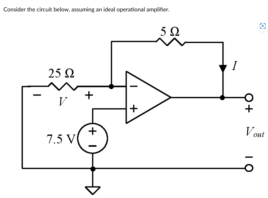 Solved Consider the circuit below, assuming an ideal | Chegg.com