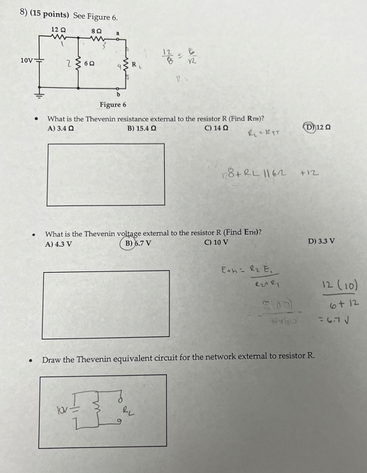 See the circuit figure below. What is the Thevenin | Chegg.com