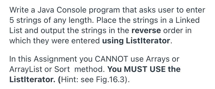 Solved Write a Java Console program that asks user to enter | Chegg.com