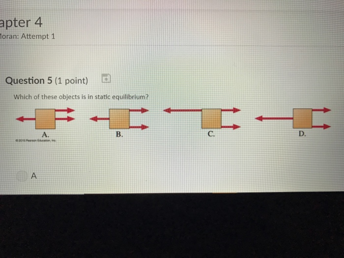 Solved Which of these objects are in static equilibrium? | Chegg.com