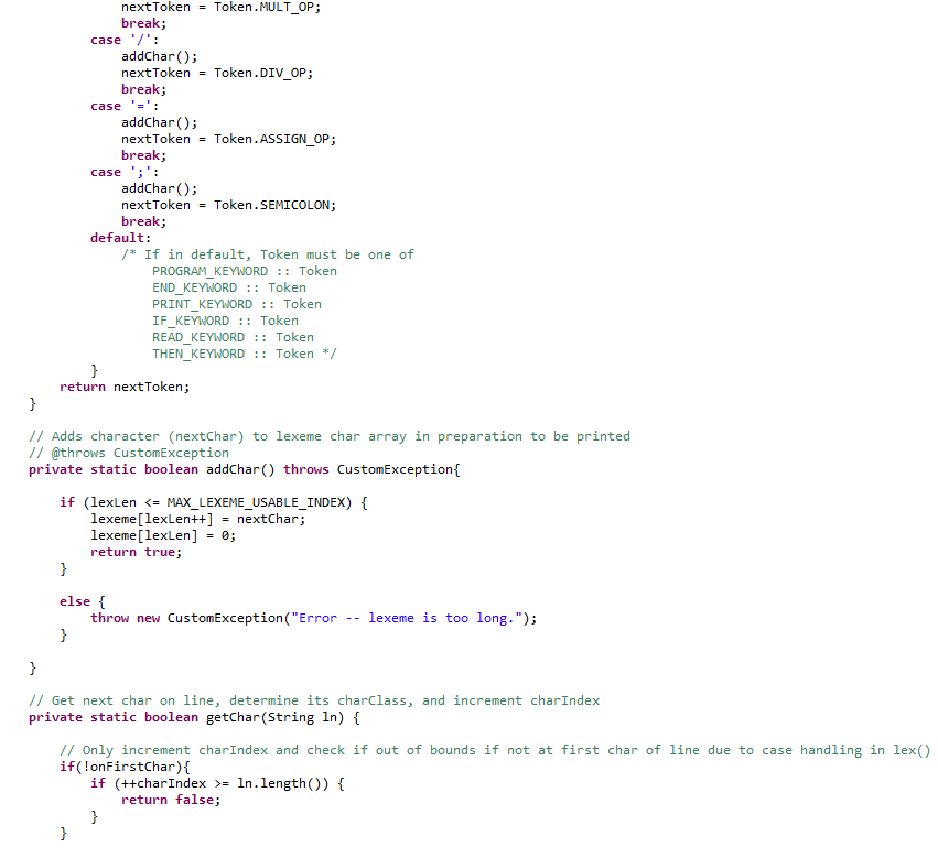 Solved The Java program "Lex.java" is equivalent to the | Chegg.com