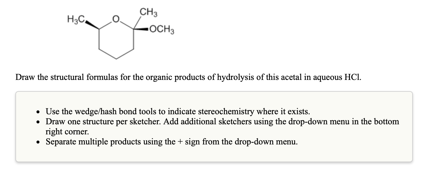 Solved CH3 H3C -OCH3 Draw the structural formulas for the | Chegg.com