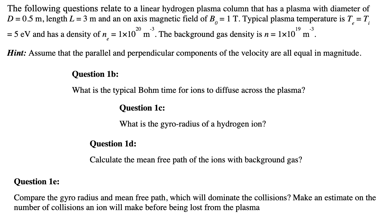 Solved The following questions relate to ﻿a linear hydrogen | Chegg.com