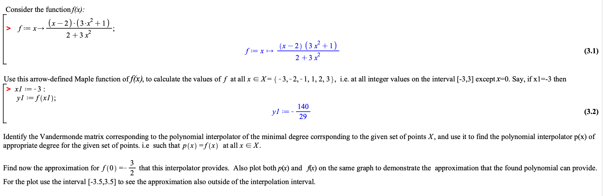 Solved Consider the function f(x) : | Chegg.com