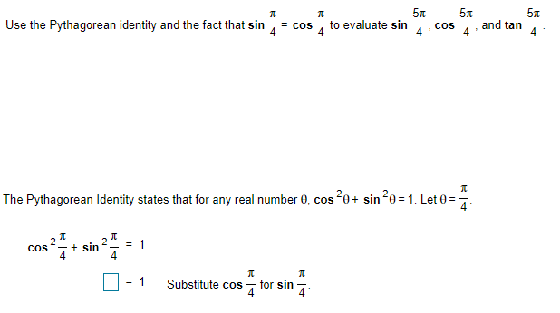 Solved 51 Use the Pythagorean identity and the fact that sin | Chegg.com