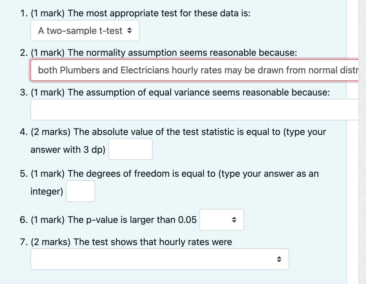 Research Question: Do average hourly rates charged by | Chegg.com