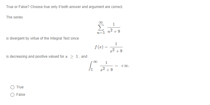 Solved True or False? Choose true only if both answer and | Chegg.com