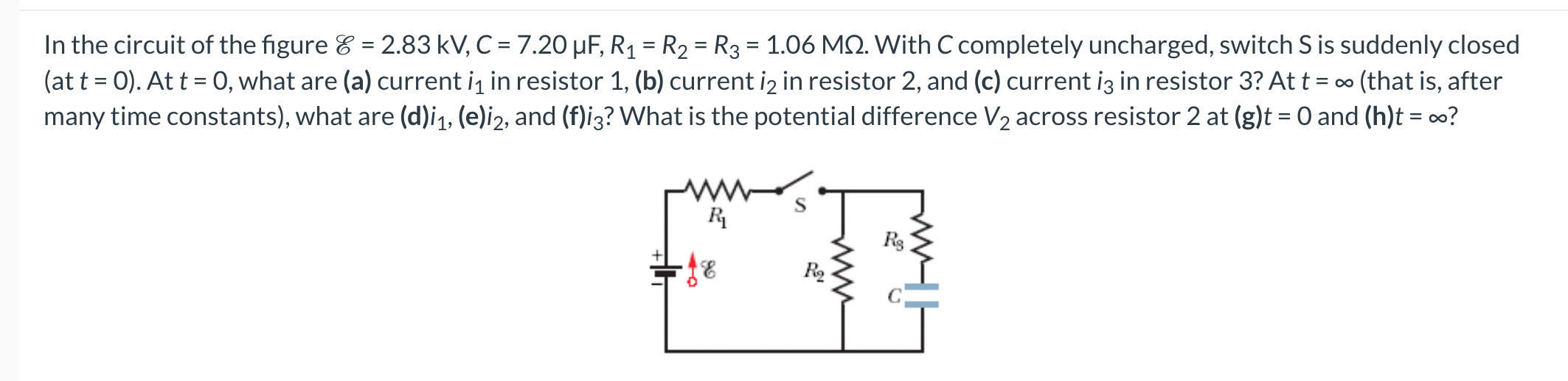 Solved In the circuit of the figure | Chegg.com