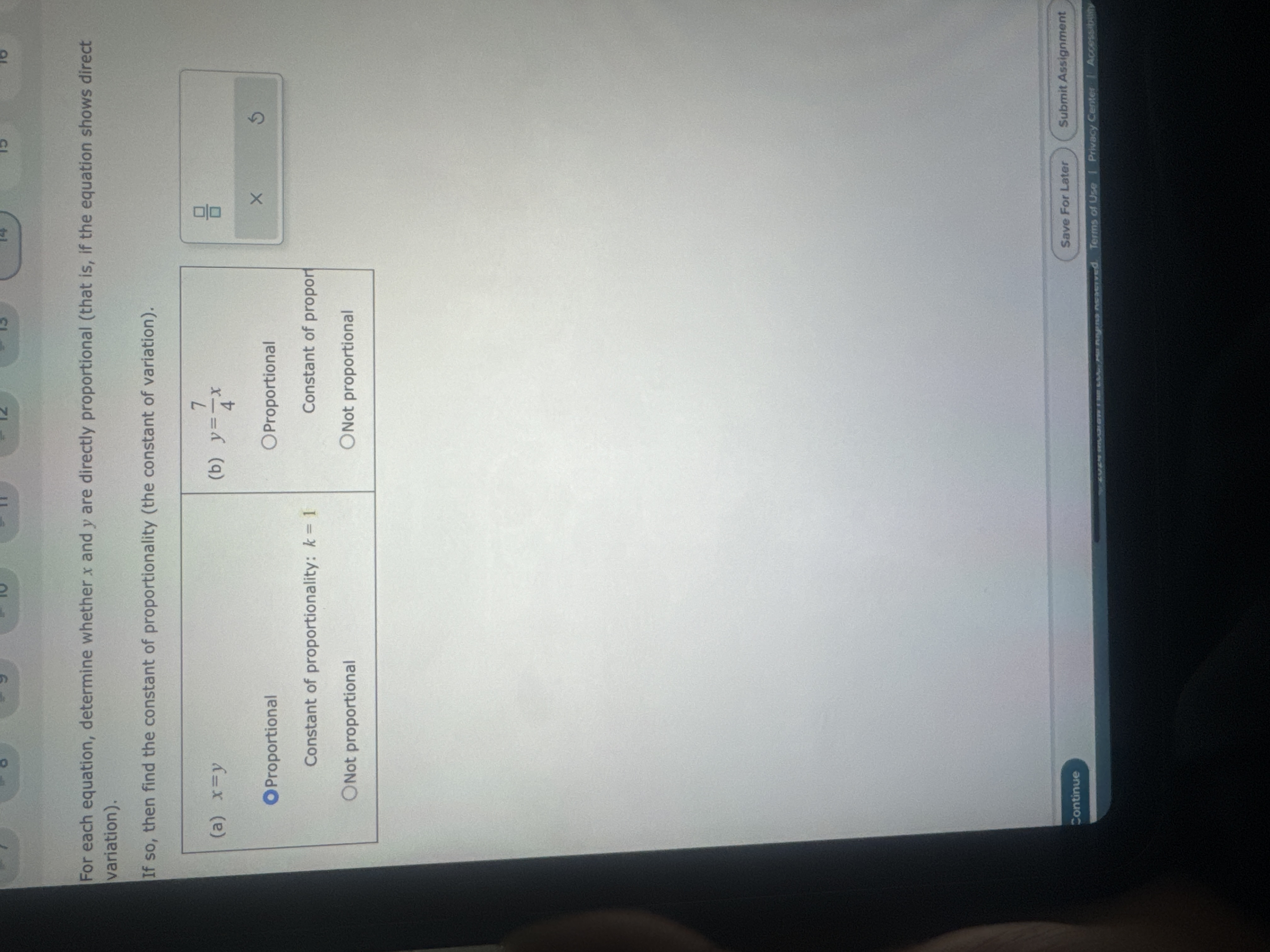 Solved For Each Equation Determine Whether X ﻿and Y ﻿are