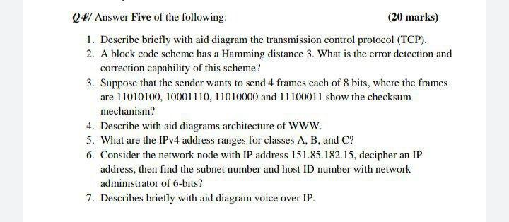 Please solve the question in the subject of computer | Chegg.com