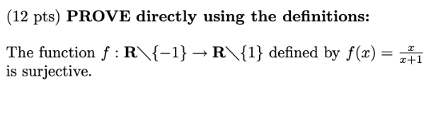 Solved (12 pts) PROVE directly using the definitions: The | Chegg.com
