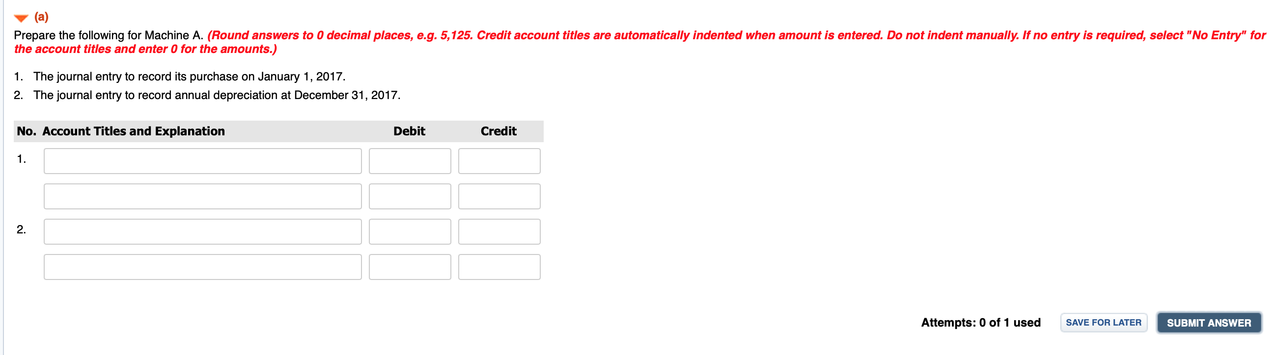 Solved Problem 10-3A (Part Level Submission) On January 1, | Chegg.com