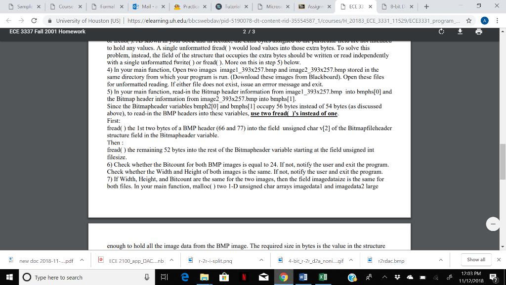 C i University of Houston US https://elearning | Chegg.com