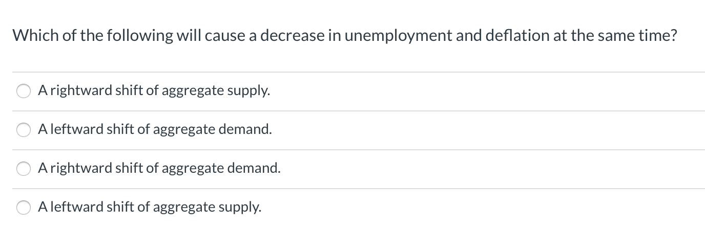 Solved Which of the following will cause a decrease in | Chegg.com
