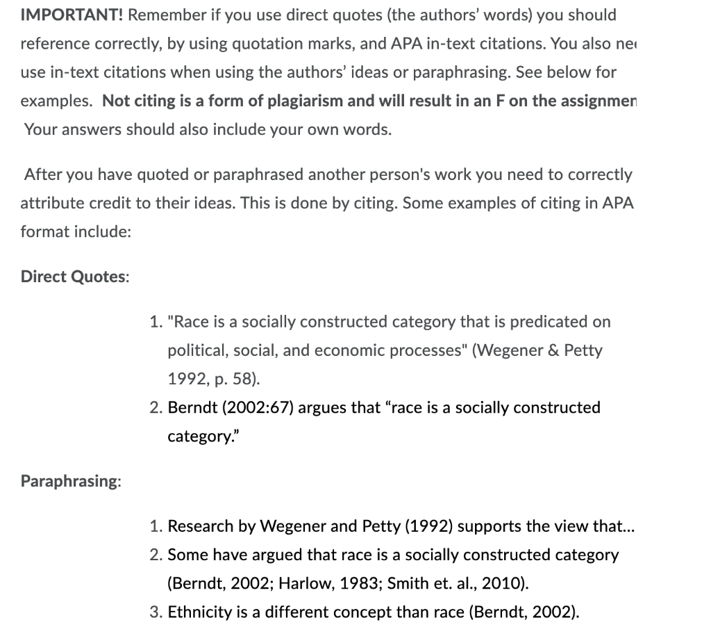 1. What are the three most important things you have | Chegg.com