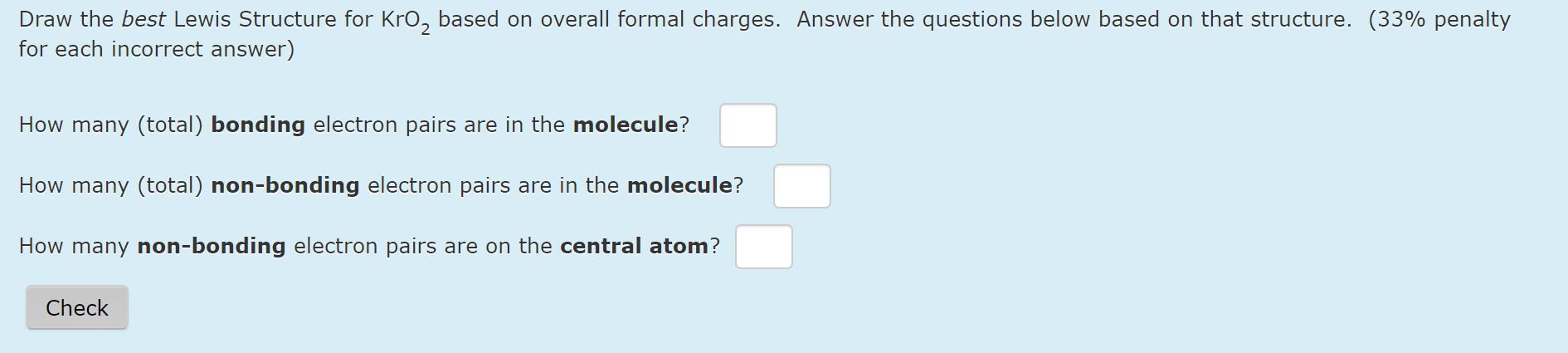 Solved Draw the best Lewis Structure for Kro, based on | Chegg.com