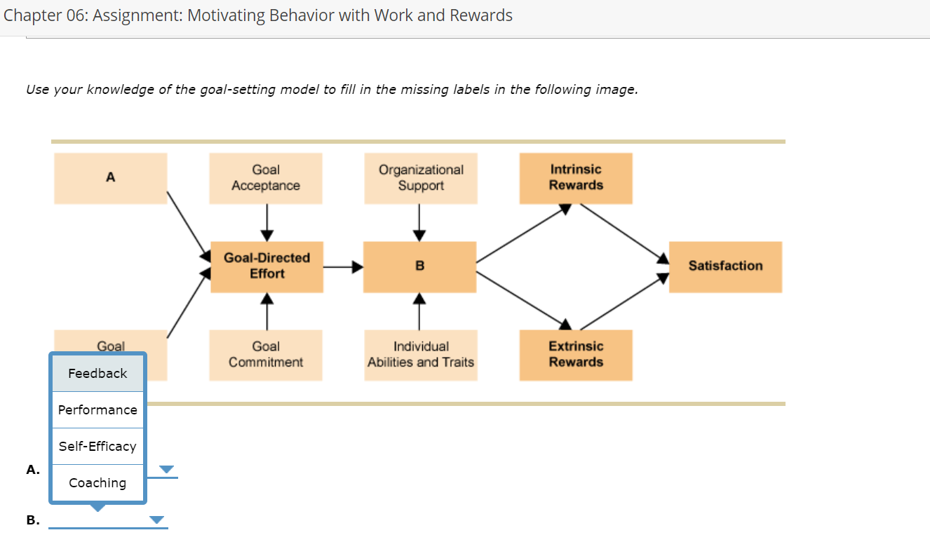 Solved hapter 06: Assignment: Motivating Behavior with Work | Chegg.com