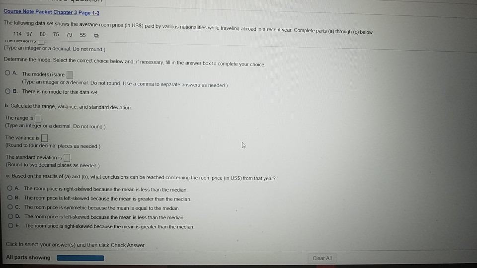 Solved Homework: Chapter 3 Recap Score: 0 of 1 pt 6 of 15 (7 | Chegg.com