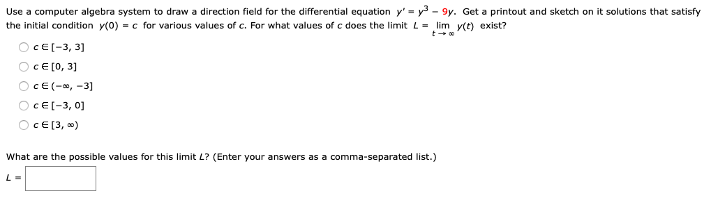 Solved Use a computer algebra system to draw a direction | Chegg.com