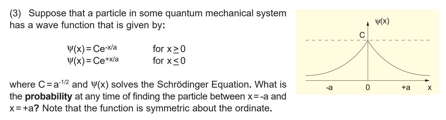 Solved (3) Suppose that a particle in some quantum | Chegg.com