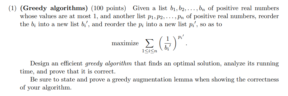 Solved In general, when asked to design an algorithm, you | Chegg.com