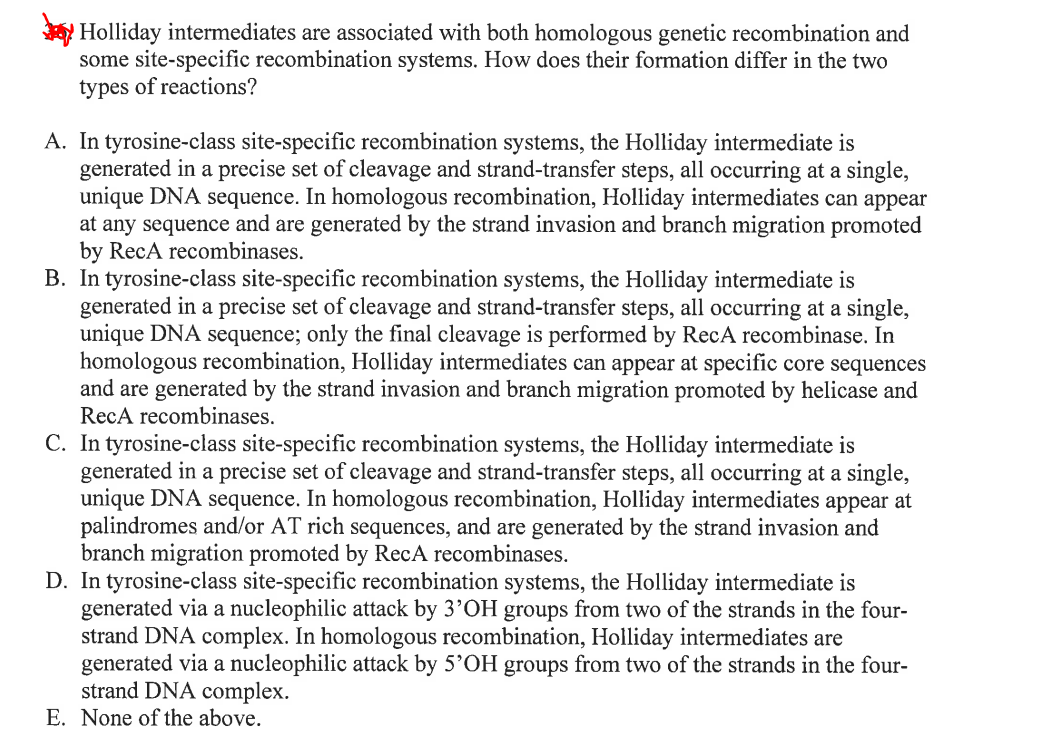 Solved Holliday intermediates are associated with both | Chegg.com