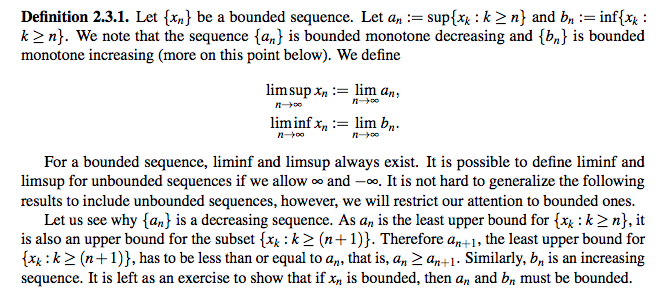 Solved Exercise 2.3.1: Suppose that {Xn) is a bounded | Chegg.com