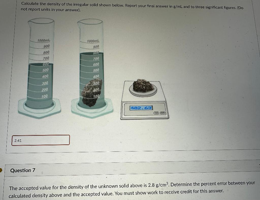 Solved I need help with Question 7. It corresponds with the | Chegg.com