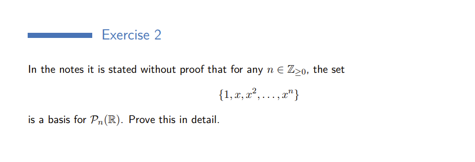 Solved Homework 5 Vector spaces NEW instructions (Weeks | Chegg.com