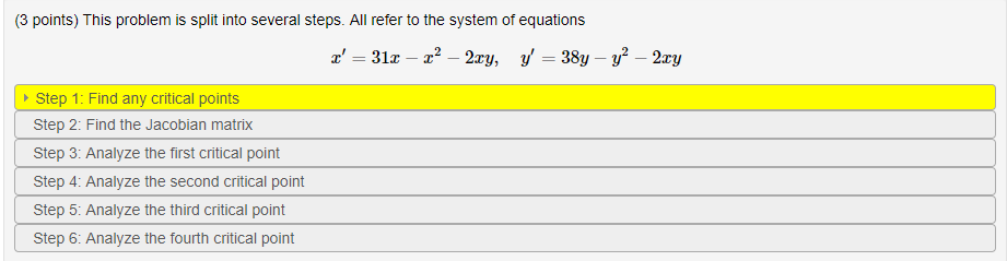 Solved (3 points) This problem is split into several steps. | Chegg.com