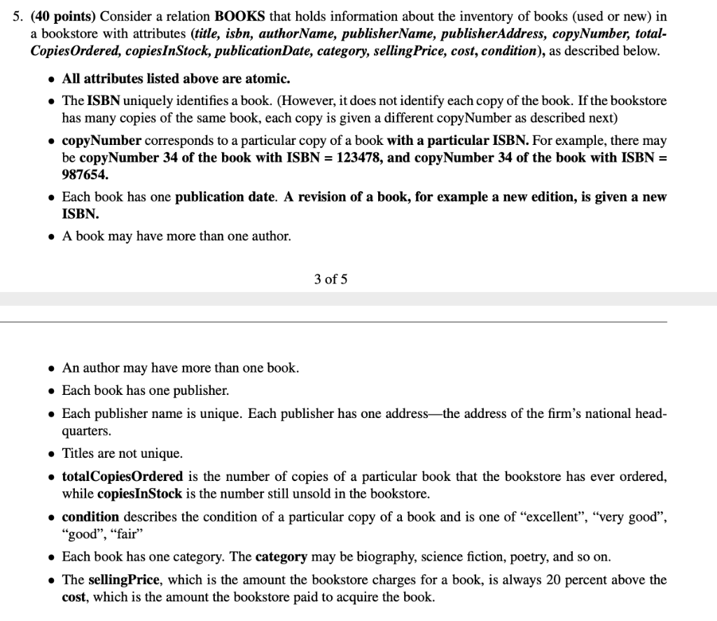 Solved Database Relation Normalization What Is The Highest