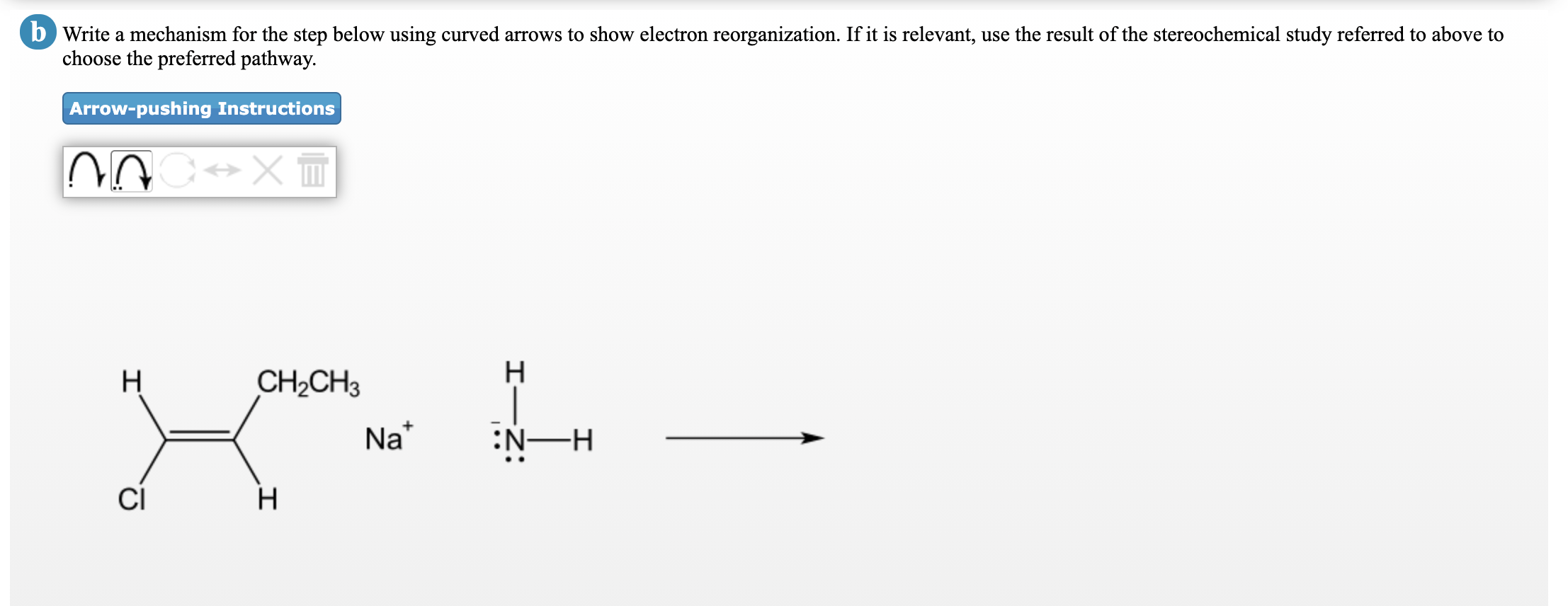 Solved b Write a mechanism for the step below using curved | Chegg.com