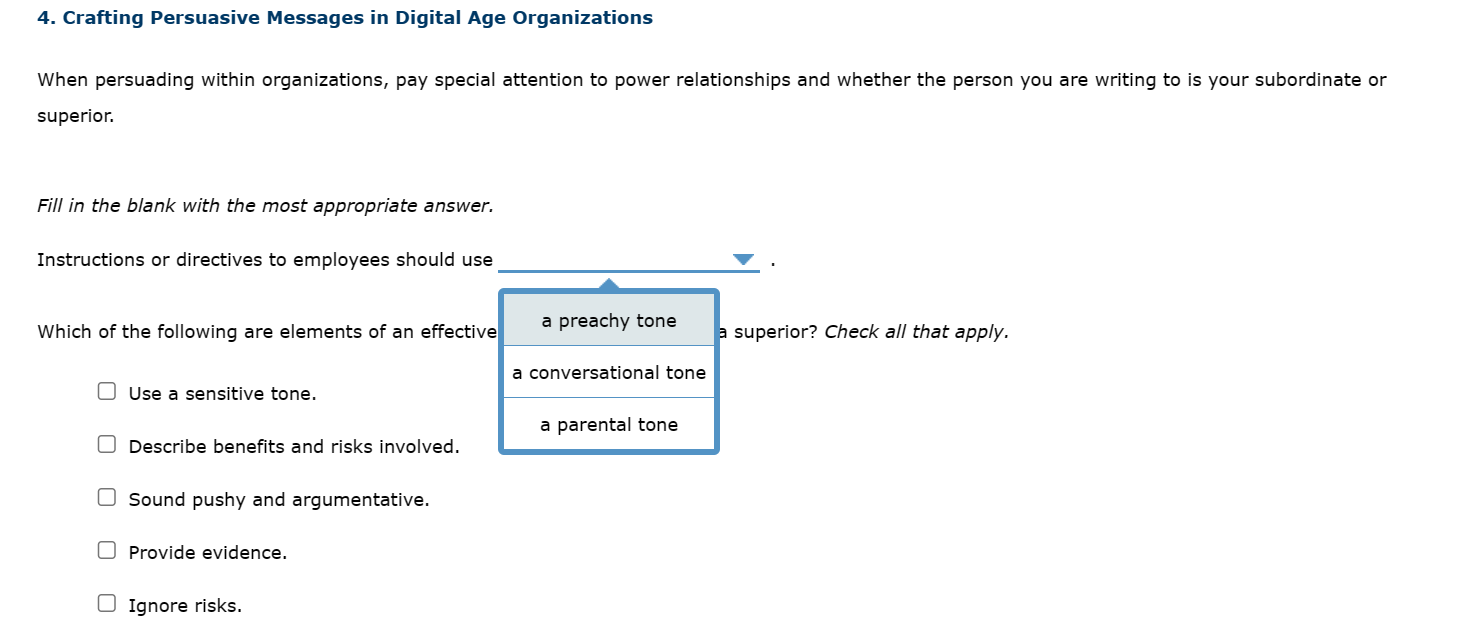 Solved 4. Crafting Persuasive Messages in Digital Age | Chegg.com