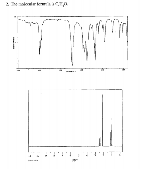 Solved H-NMR Spectroscopy Problems Directions: Show all work | Chegg.com