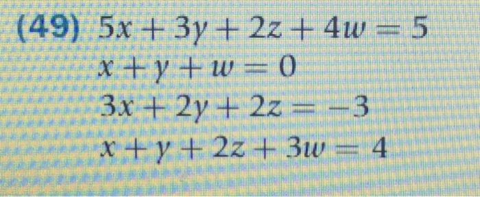 Solved In Problems 39 through 50, write each system in | Chegg.com