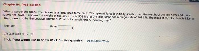Solved Chapter 04, Problem 011 Only two forces act on an | Chegg.com