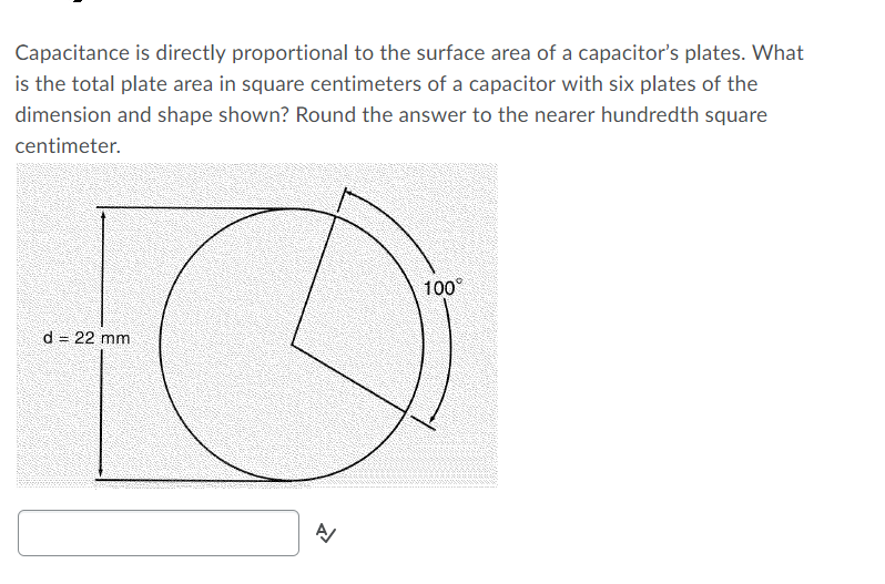 Solved Capacitance is directly proportional to the surface | Chegg.com