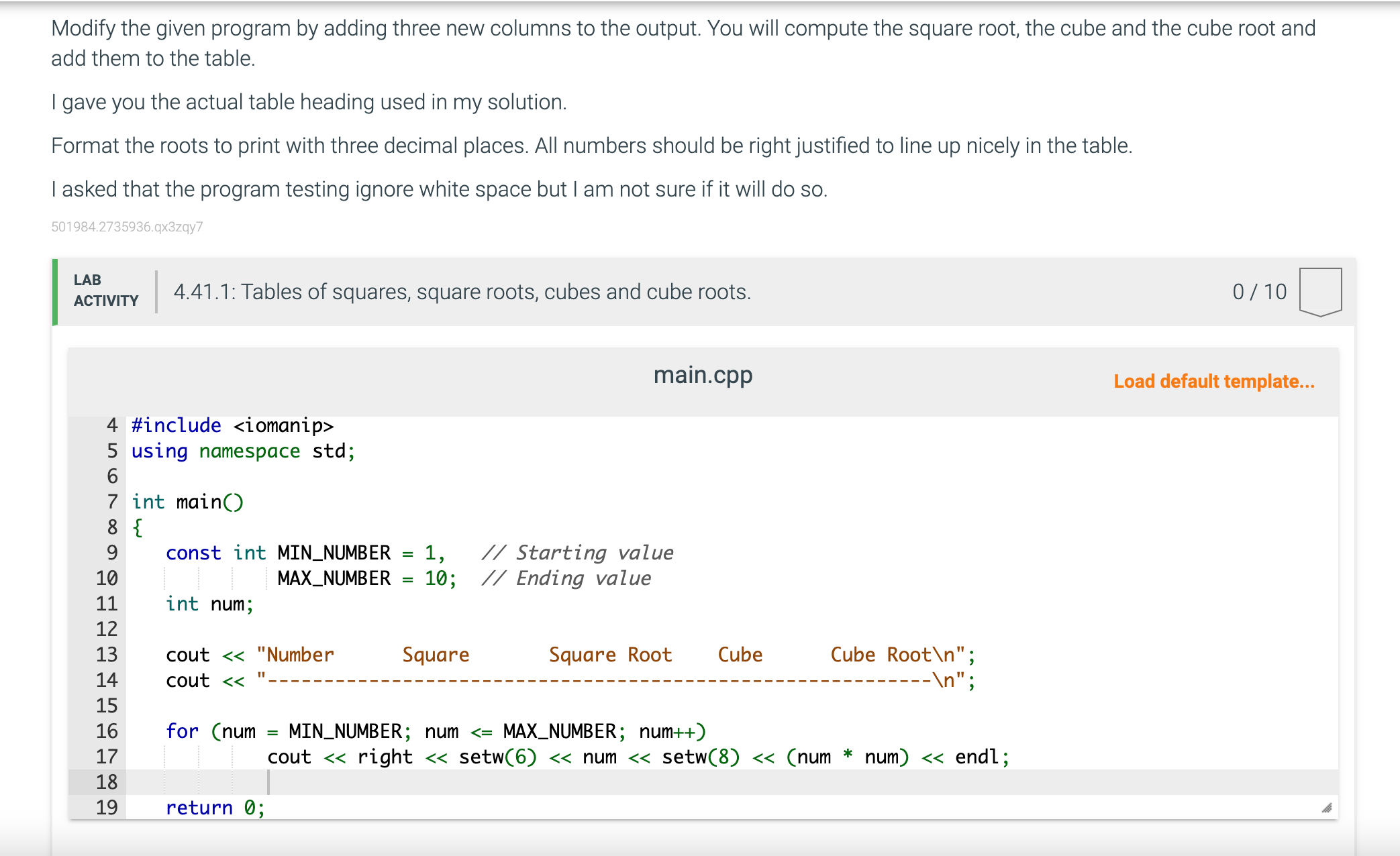 Solved Modify The Given Program By Adding Three New Columns 8398