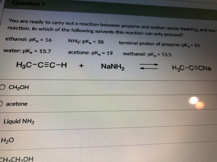 Solved Question 7 You are ready to carry out a reaction | Chegg.com