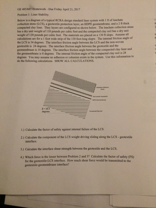 Solved Below is a diagram of a typical RCRA design standard | Chegg.com