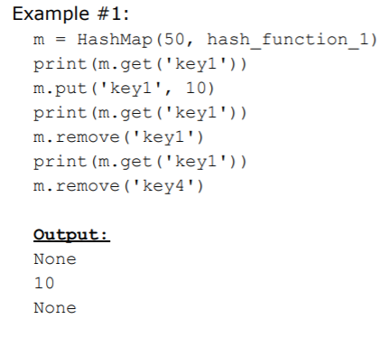 Solved I need help writing functions to implement a Hash Map | Chegg.com