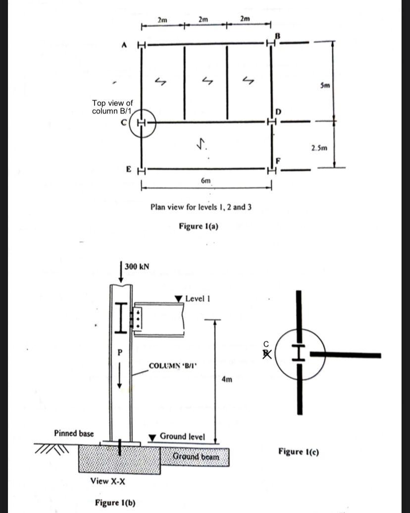 Solved Figure 1(a) shows a floor layout at level 1 of an | Chegg.com