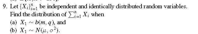 Solved 9. Let {Xi}i=1n be independent and identically | Chegg.com