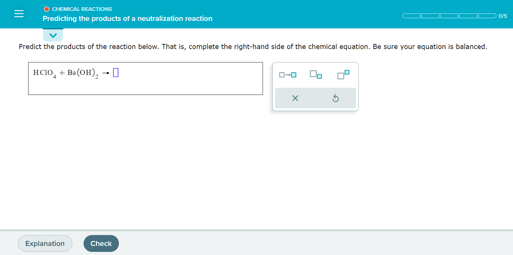 Solved Chemical Reactions Predicting The Products Of A