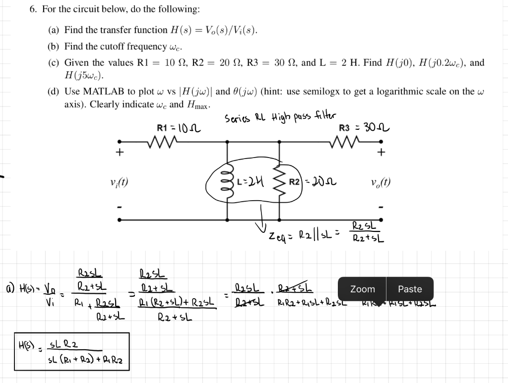 Solved I just need to know how to calculate the phase angle | Chegg.com