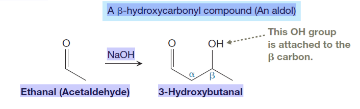 Solved A B-hydroxycarbonyl compound (An aldol) . This OH | Chegg.com