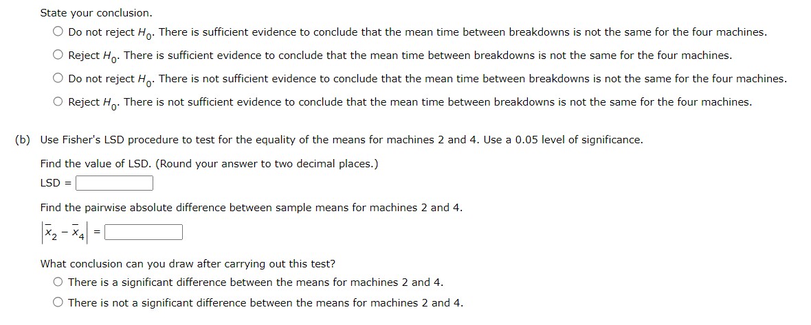Solved To test for any significant difference in the number | Chegg.com