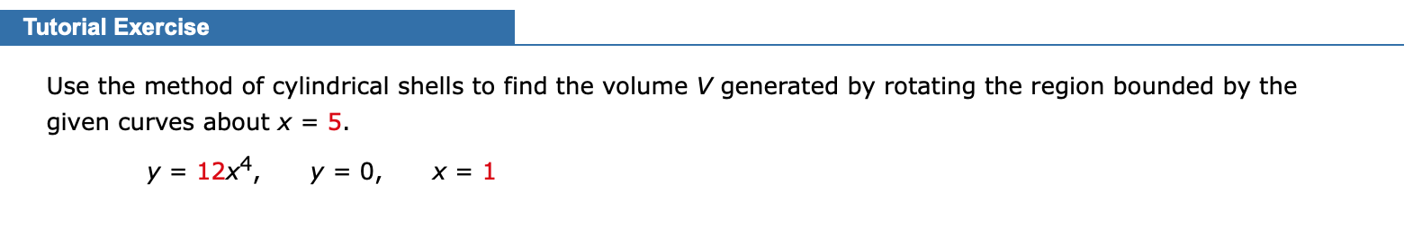 Solved Tutorial Exercise Use the method of cylindrical | Chegg.com